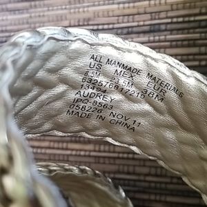 Apostrophe | Shoes | Apostrophe Gold Wedge Sandals | Poshmark